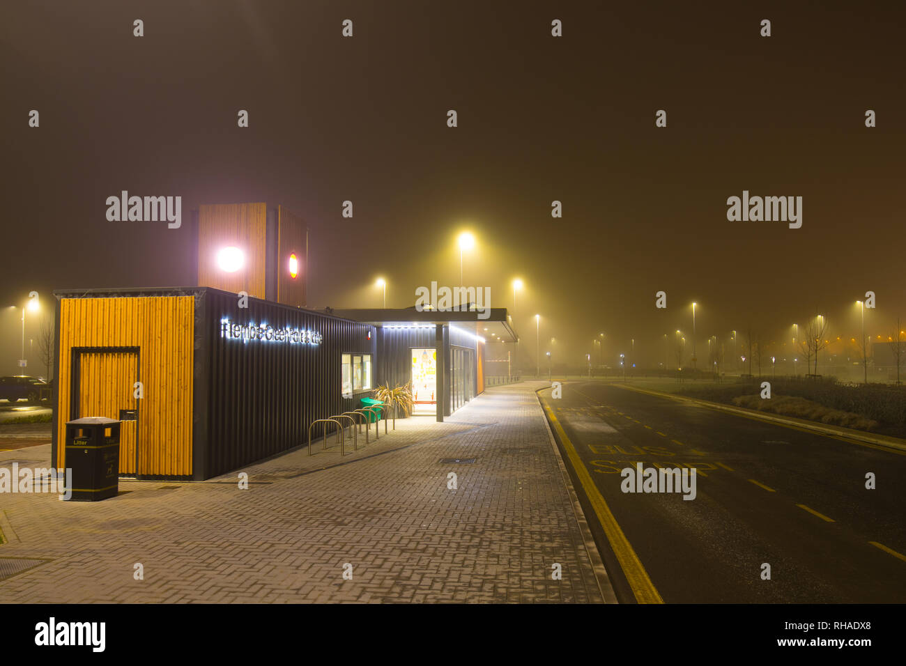 Temple Green Park & Ride Station in Leeds Stock Photo - Alamy