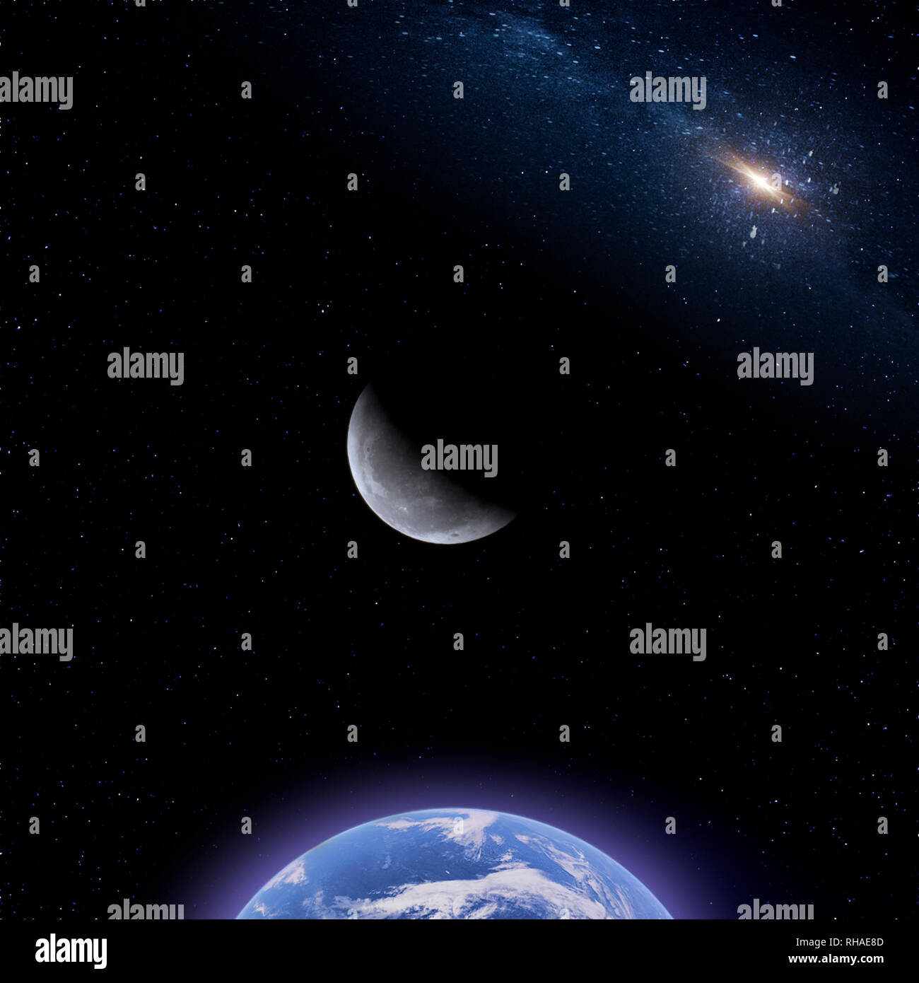 Lunar Eclipse Phase 13 - One of a series featuring the various phases ...