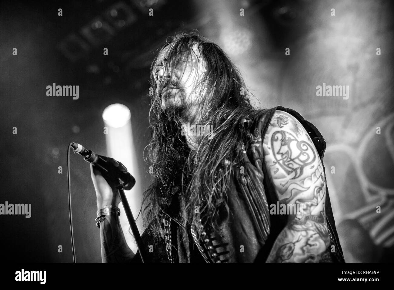 Finnish folk metal band Black and White Stock Photos & Images - Alamy