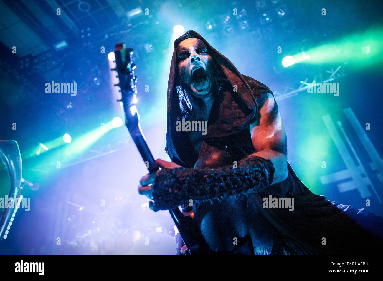 Norway, Oslo - January 27, 2019. The Polish heavy metal band Behemoth ...