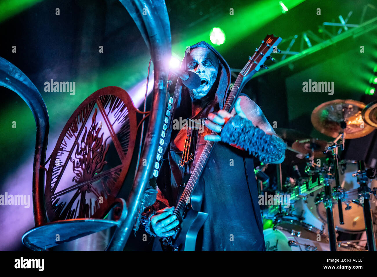 Norway, Oslo - January 27, 2019. The Polish heavy metal band Behemoth ...
