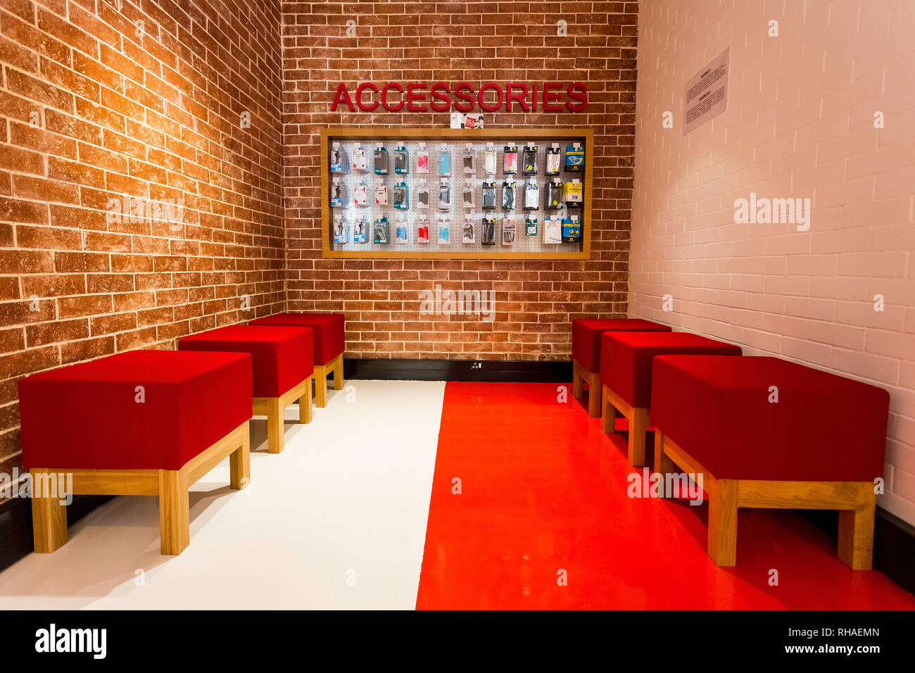 Johannesburg, South Africa - October 03 2013: Inside Interior of a ...