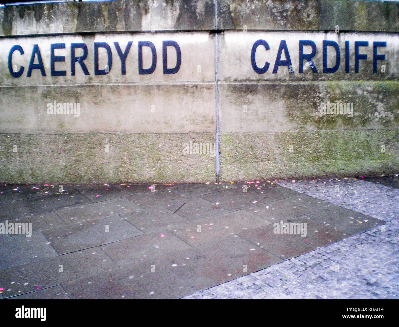 Welsh writtings hi-res stock photography and images - Alamy