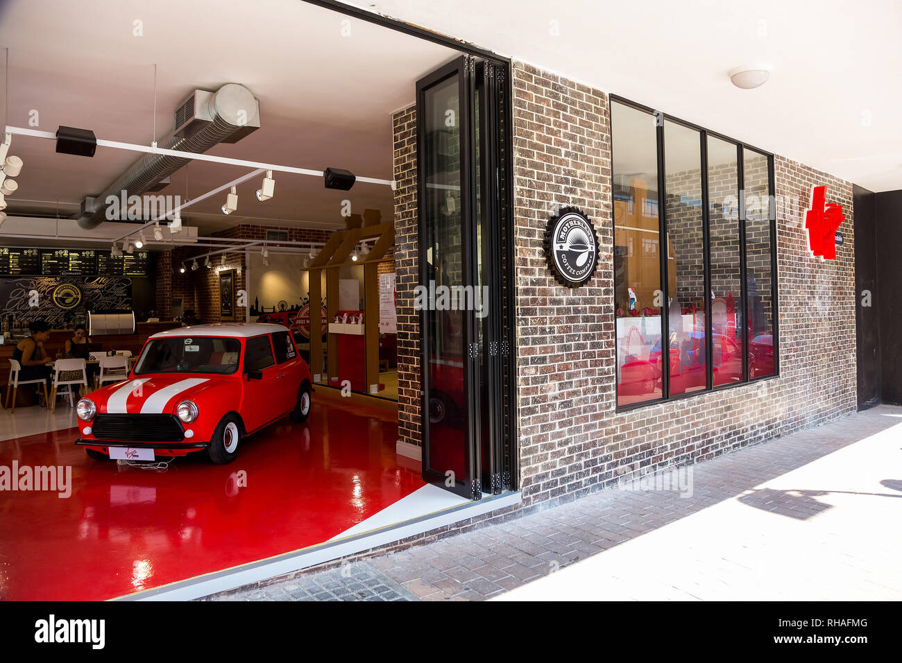 Johannesburg, South Africa - October 03 2013: Inside Interior of a ...