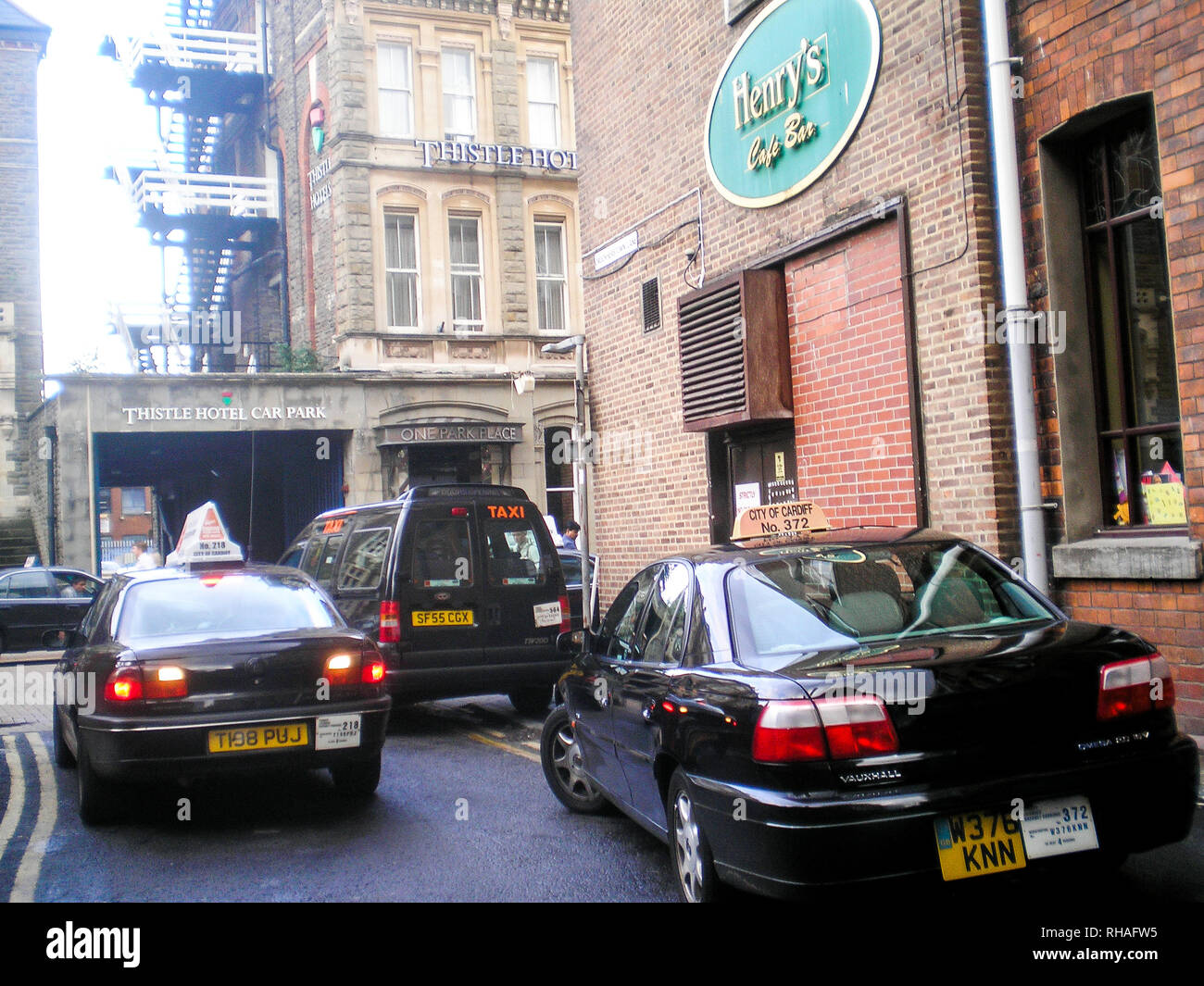 Cars traffic, Cardiff, Wales, United Kingdom Stock Photo - Alamy