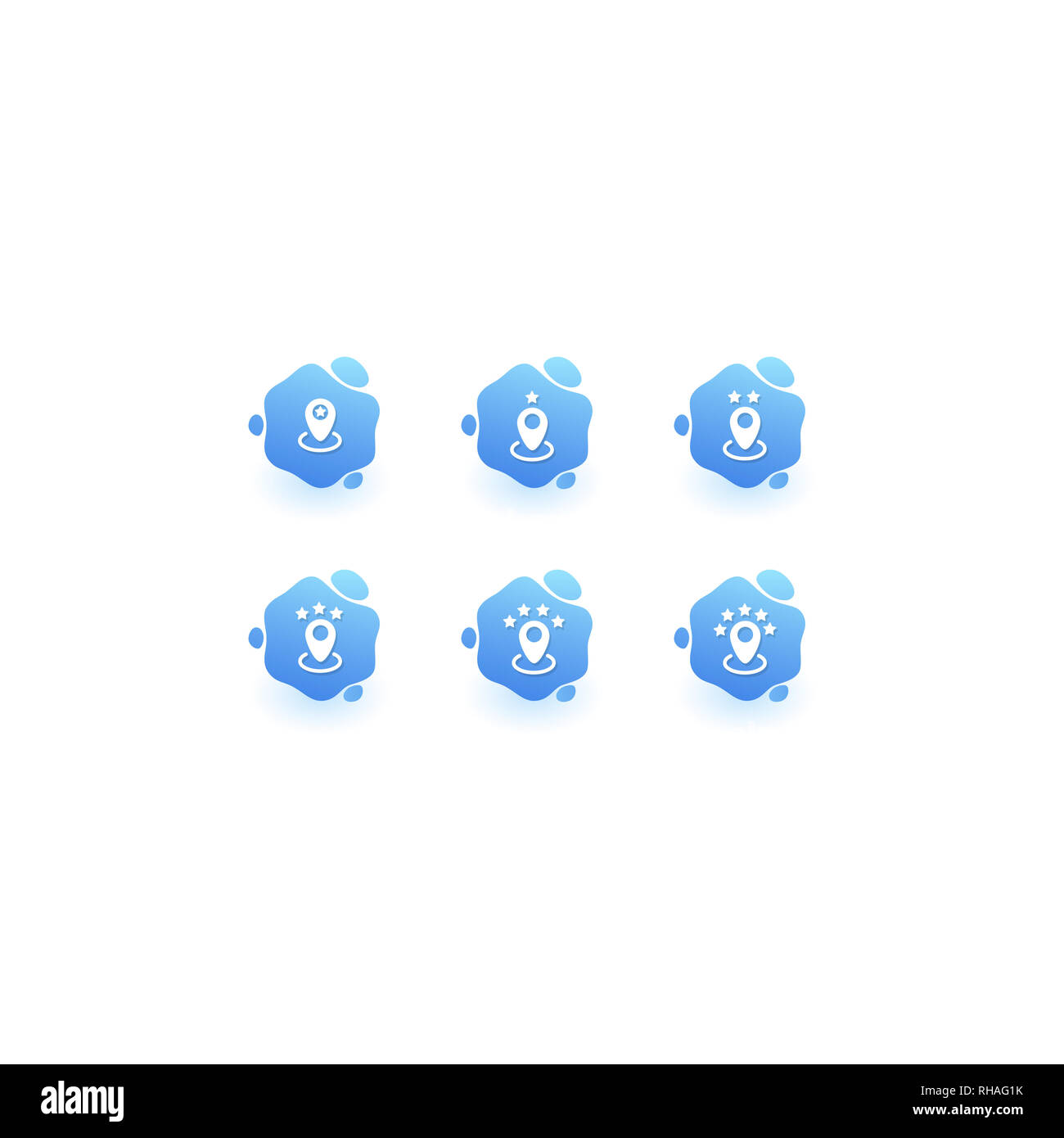 modern web or mobile location notification vector icon Stock Photo - Alamy