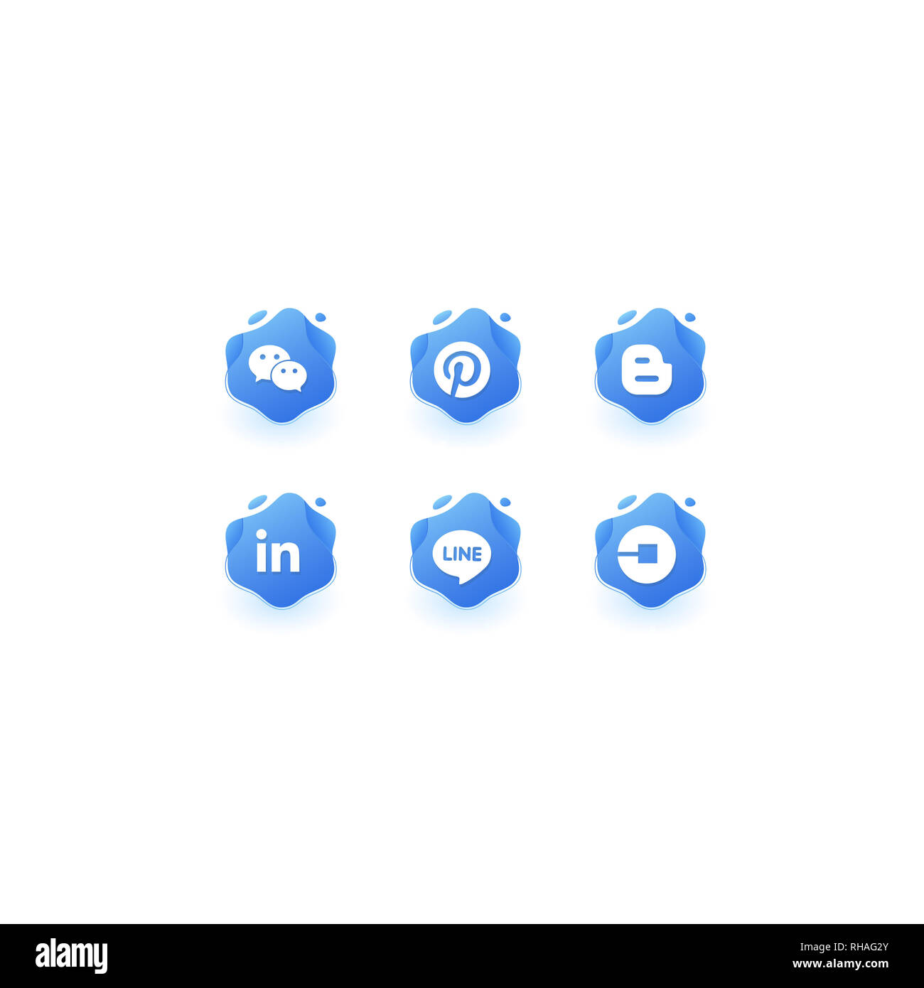modern web or mobile notification vector icon Stock Photo - Alamy