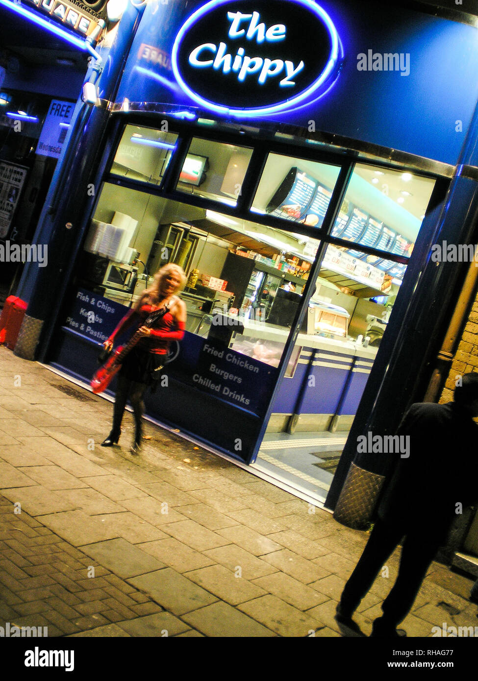Night life, Cardiff, Wales, United Kingdom Stock Photo - Alamy