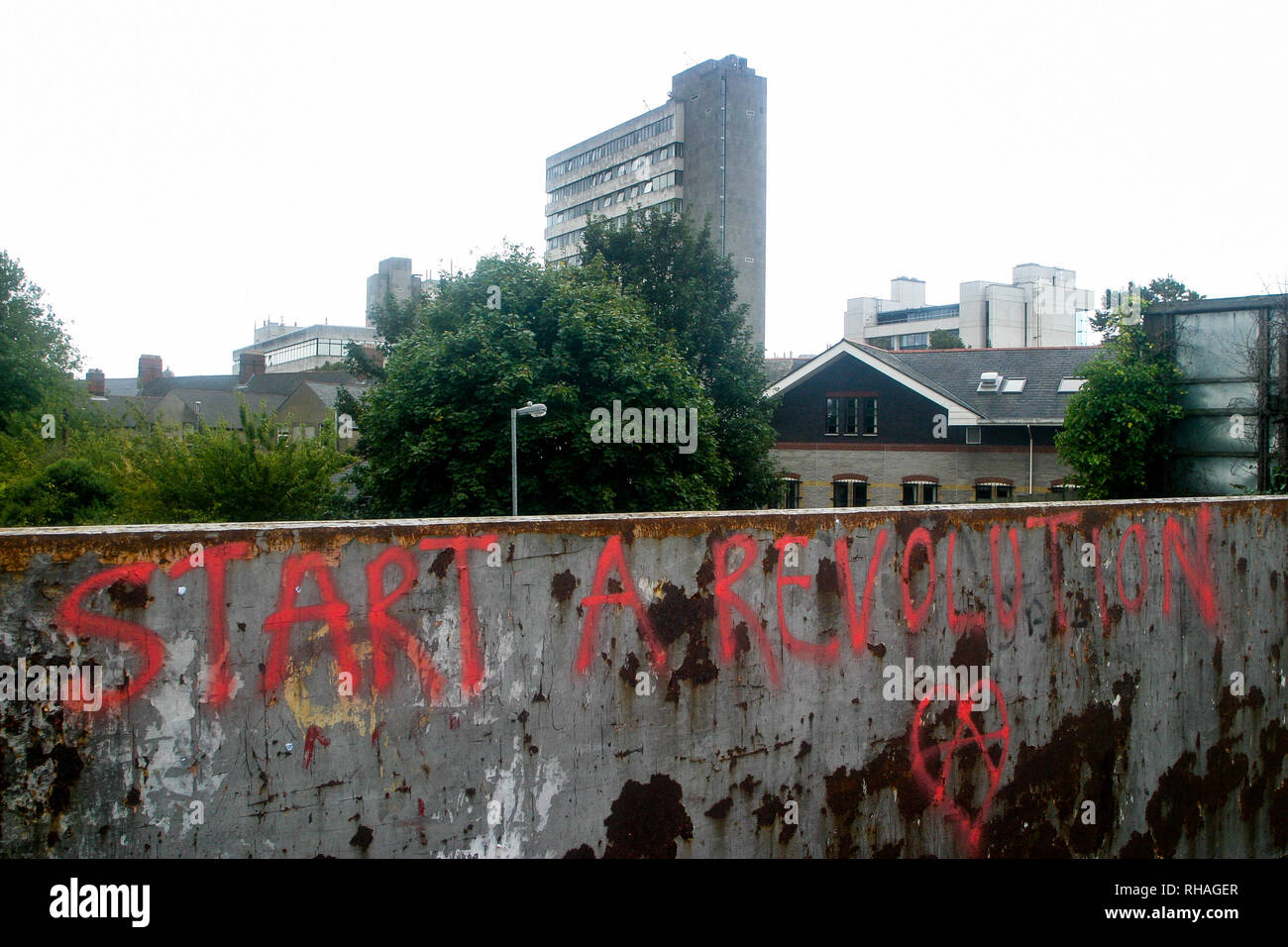 Anarchist slogans hi-res stock photography and images - Alamy