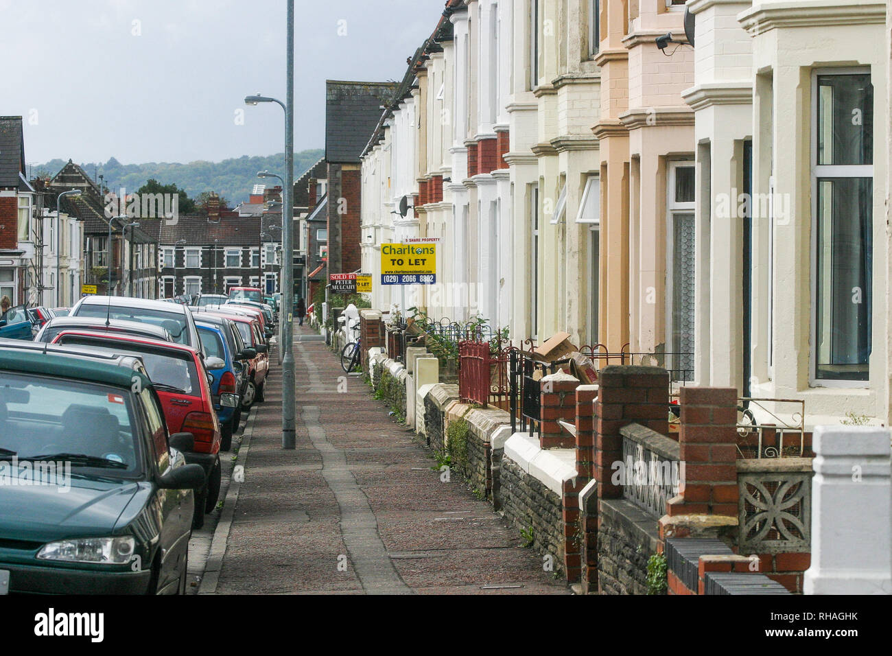Cars traffic, Cardiff, Wales, United Kingdom Stock Photo - Alamy
