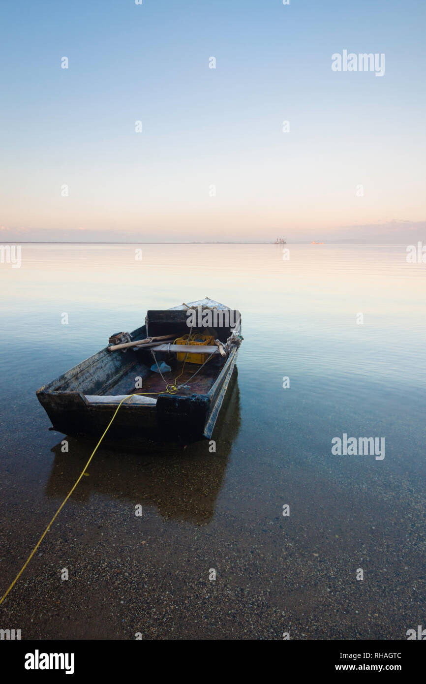 Beautiful seascape with boat hi-res stock photography and images - Alamy