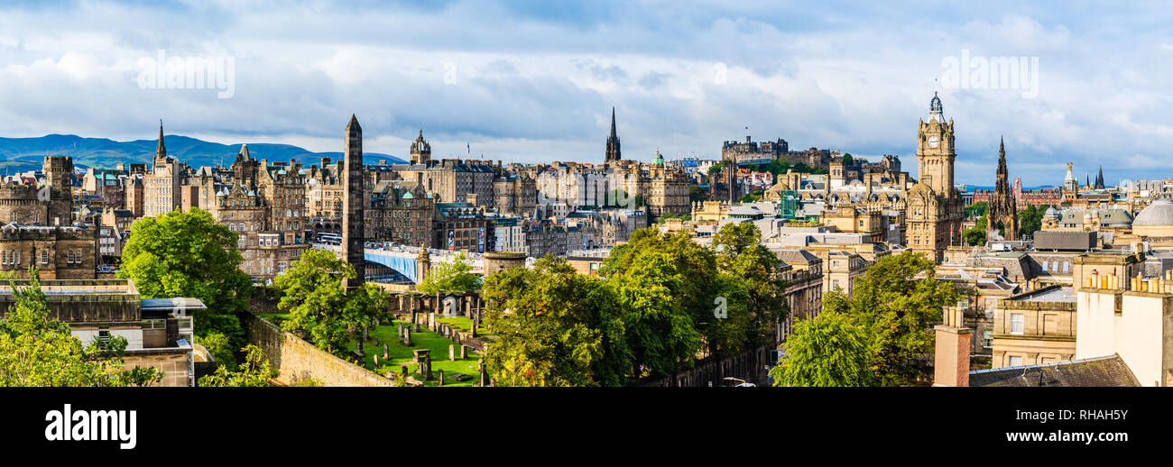 Panoramic Edinburgh Scotland Panoramic Eyesore View City Edinburgh
