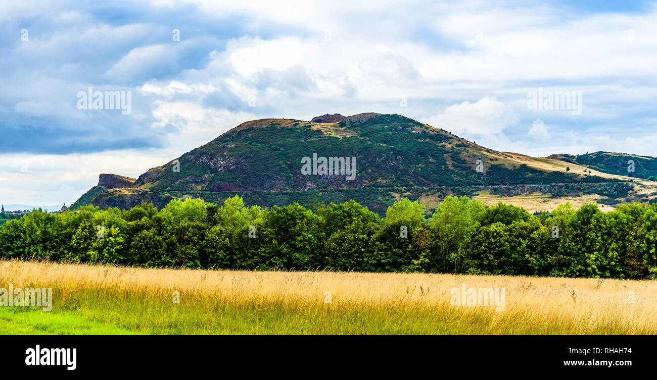 Edinburgh, Scotland: Arthur's Seat the main peak of the group of hills ...