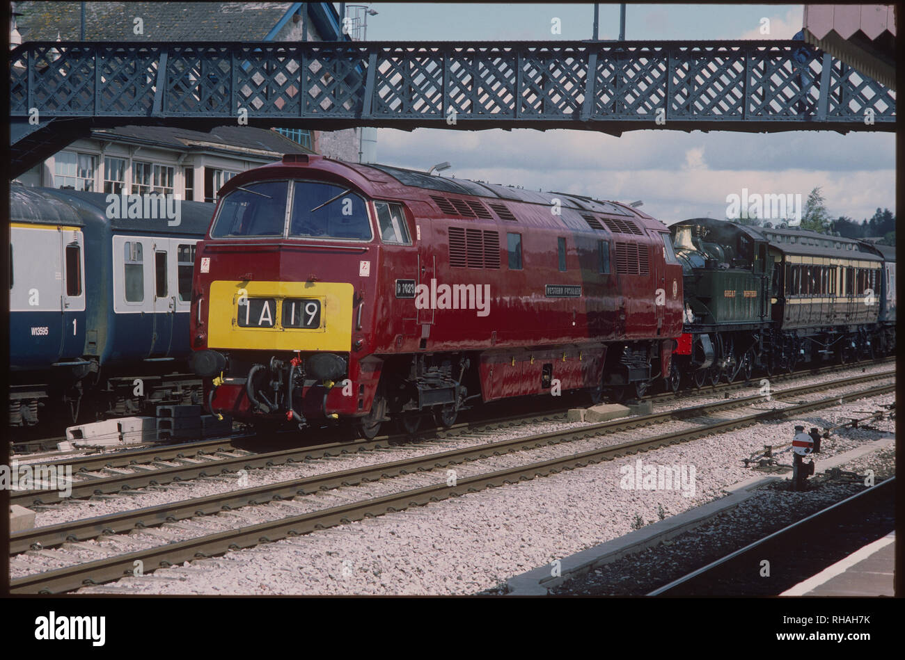 Class 52 western diesel locomotive hi-res stock photography and images ...