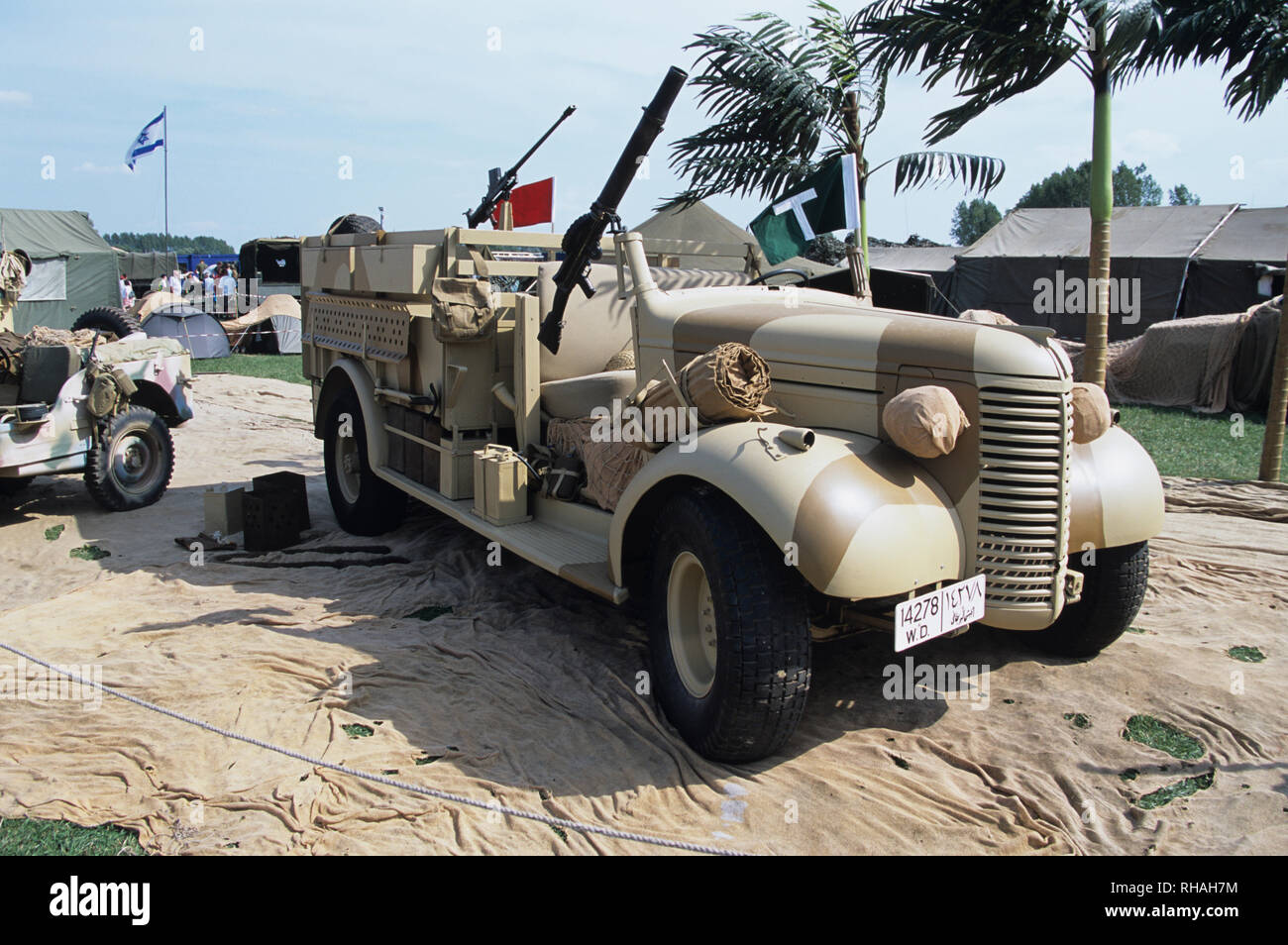 World War Two Long Range Desert Group Chevrolet Truck Stock Photo - Alamy