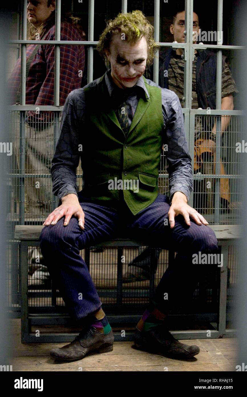 Dark Knight Joker Heath Ledger High Resolution Stock Photography and ...