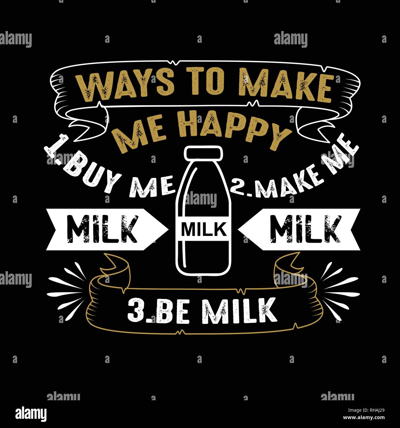 Milk quotation hi-res stock photography and images - Alamy