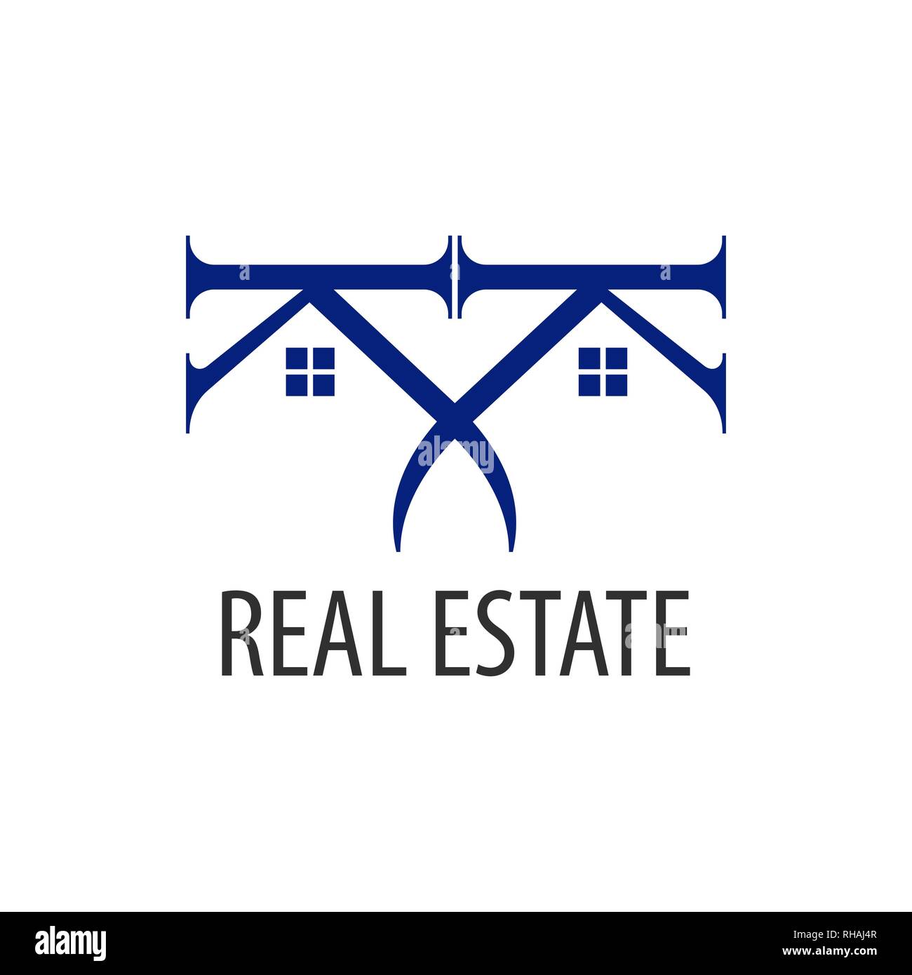 Real estate logo concept design. Symbol graphic template element vector ...