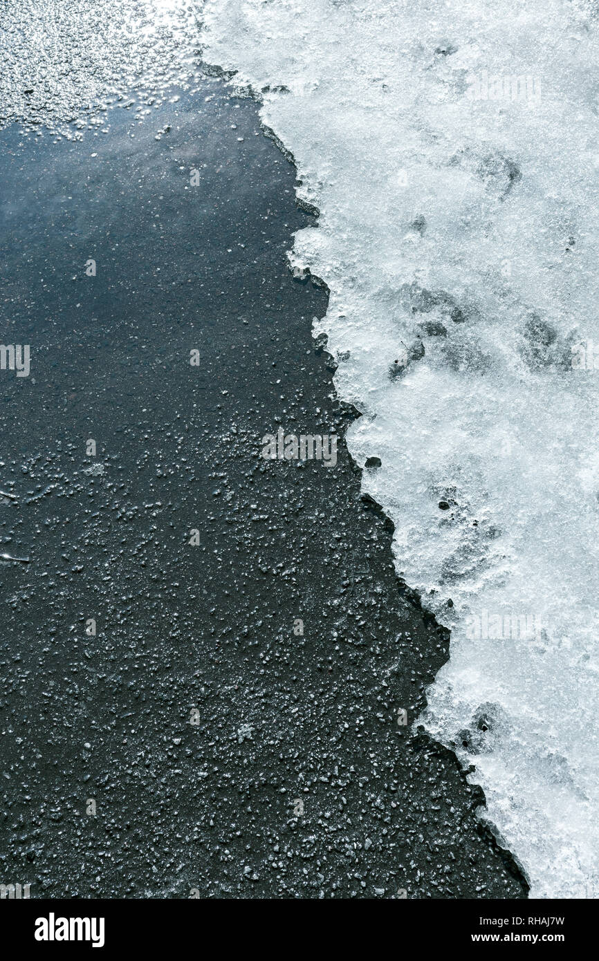 Melt spring black white hi-res stock photography and images - Alamy