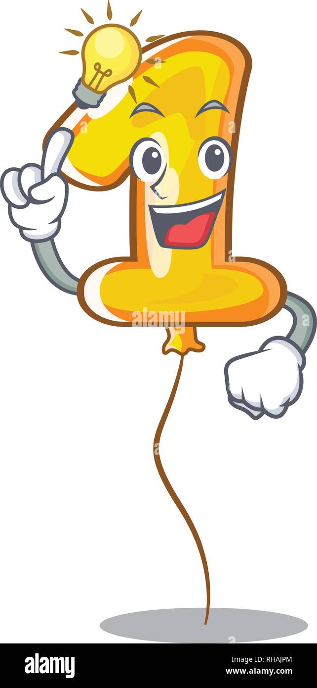 Have an idea number one balloon stickto cartoon door Stock Vector Image ...