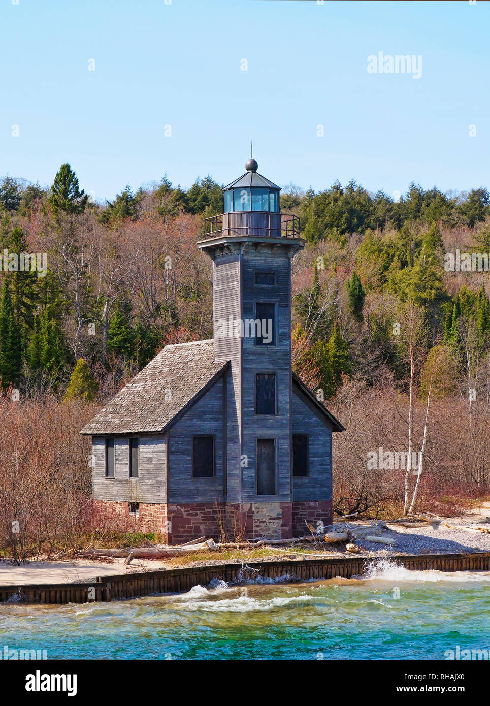 Grand Island Lighthouse, Lake Superior, Pictured Rocks National ...