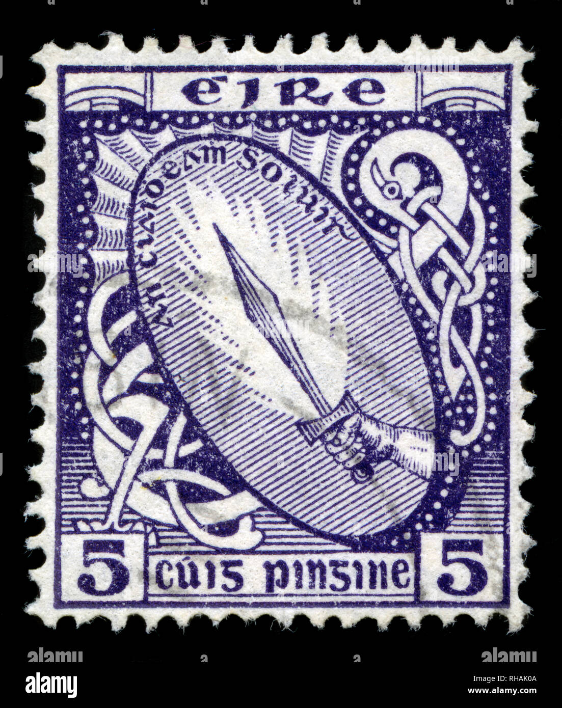 Postage stamp from Ireland in the Symbols 1940-68 series issued in 1940 ...