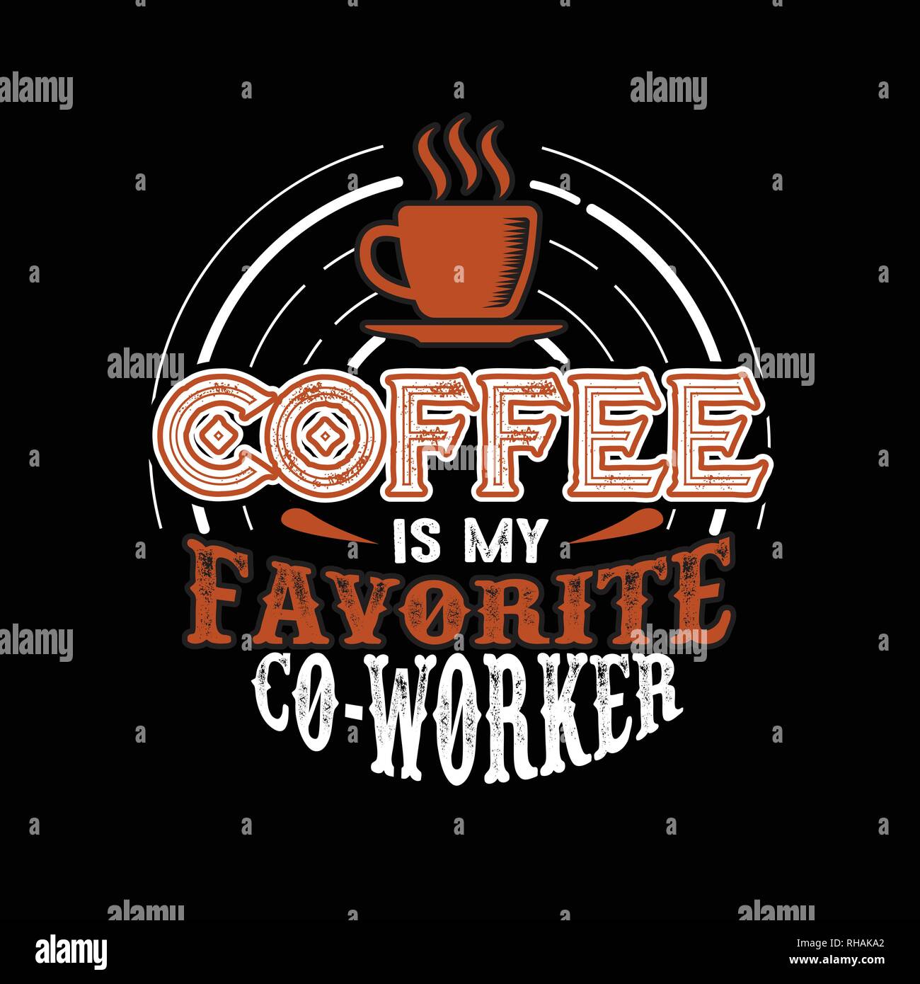 Favorite coffee Stock Vector Images - Alamy