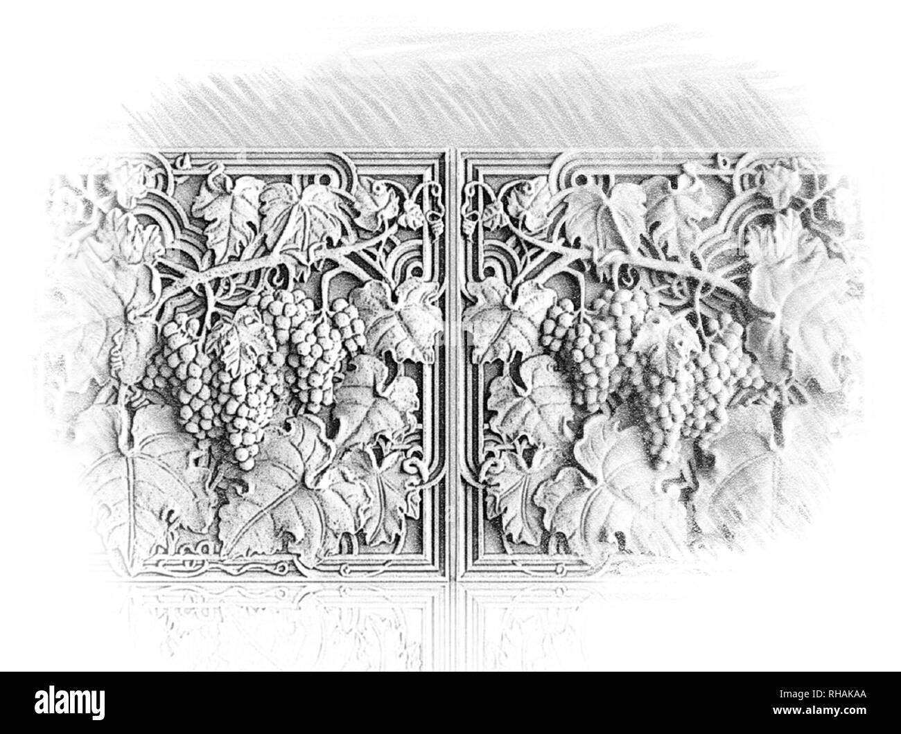 Models for architectural interior design, 3D illustration, artist ...