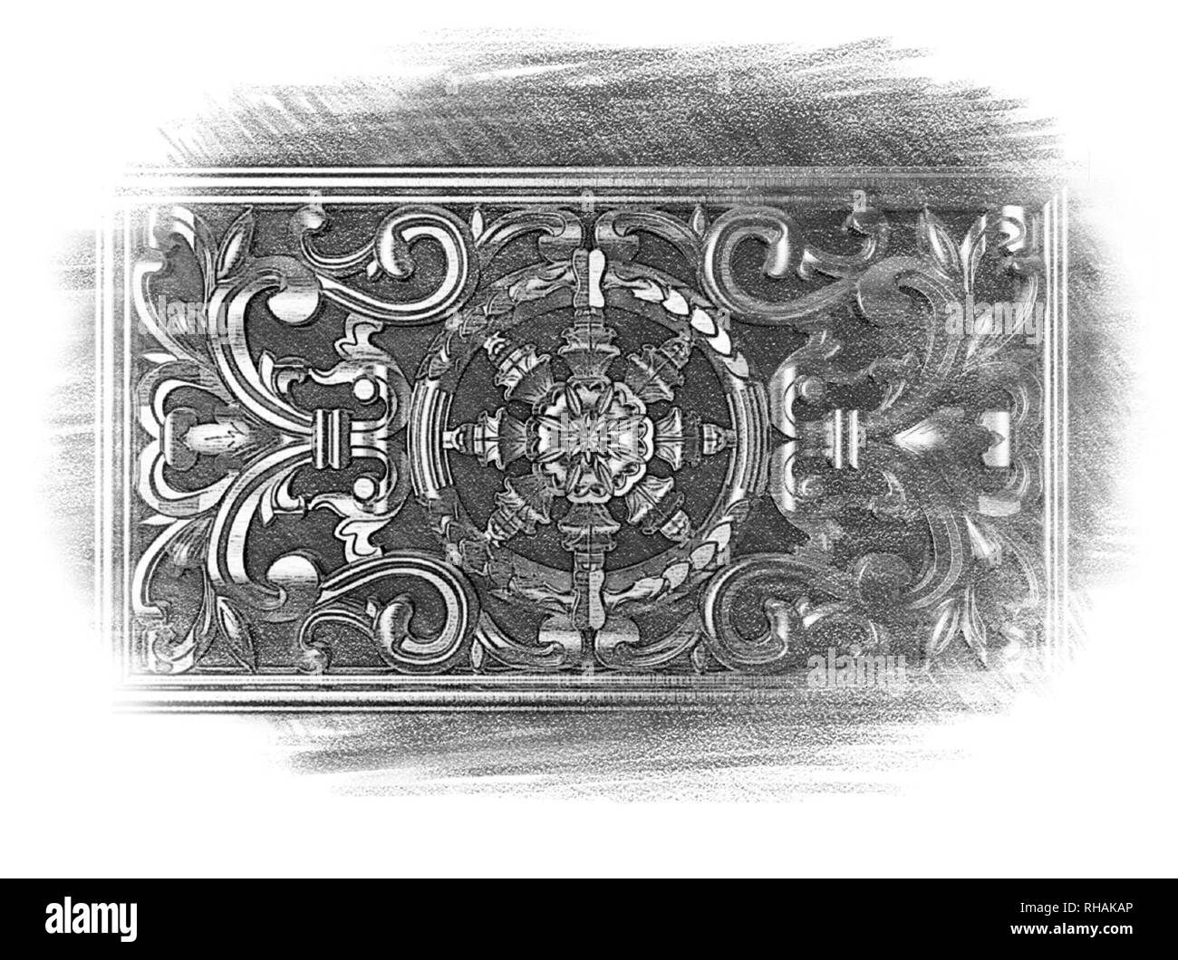 Models for architectural interior design, 3D illustration, artist ...