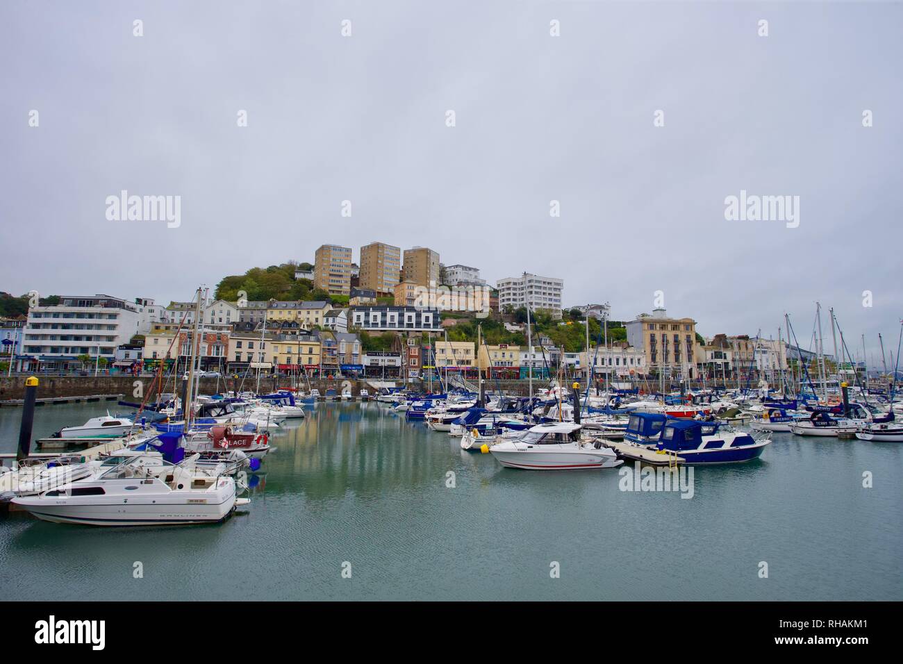 Torquay Harbour, Torquay, Devon, England Stock Photo - Alamy