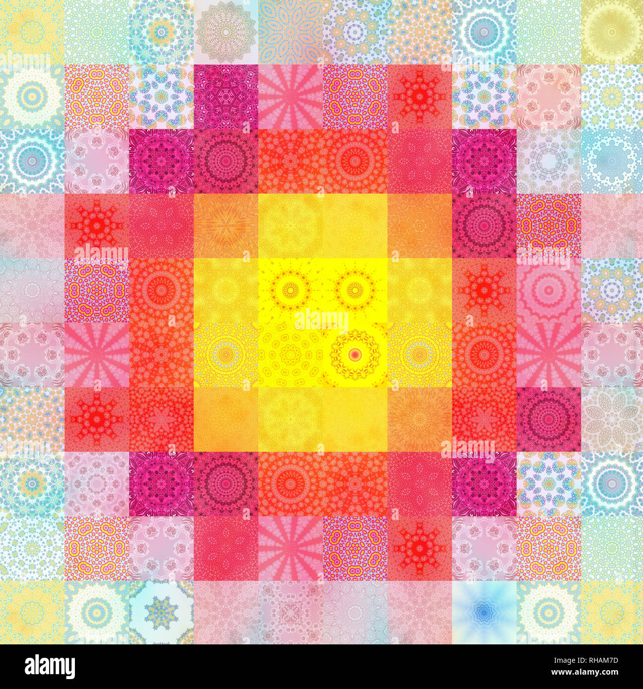 Color background with abstract bright mosaic pattern Stock Photo - Alamy