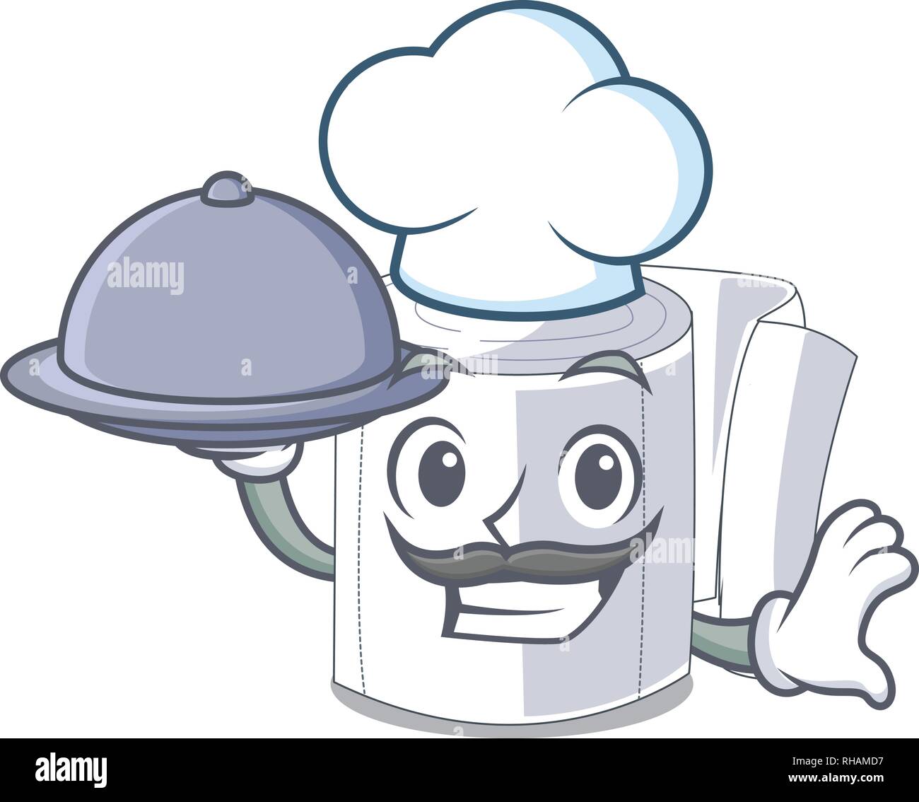 Toilet roll pastry Stock Vector Images - Alamy