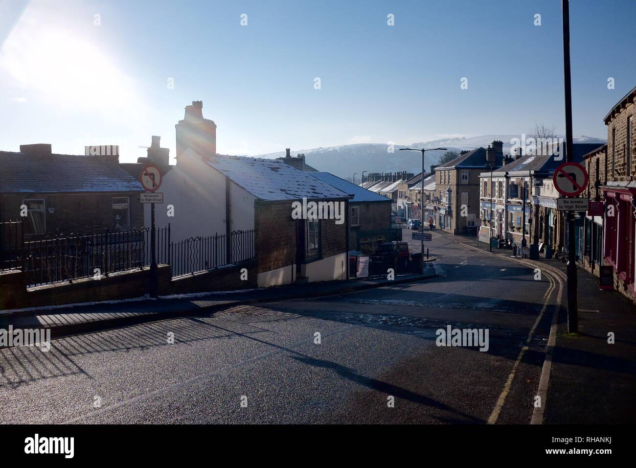 Market Street, New Mills, Derbyshire Stock Photo - Alamy