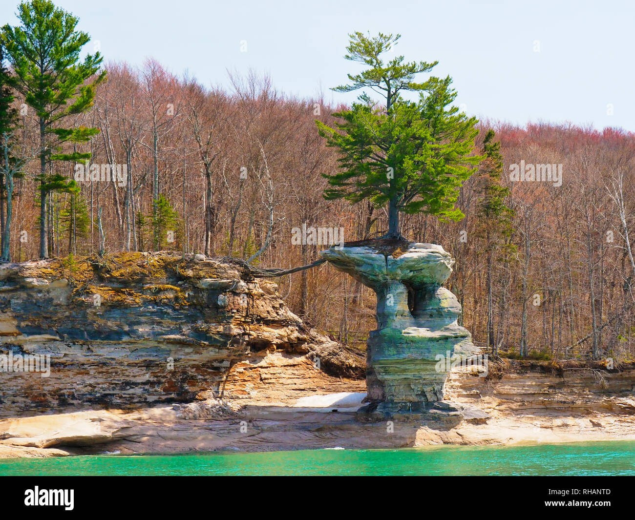 Flower Vase Formation, Pictured Rocks National Lakeshore, Munising ...