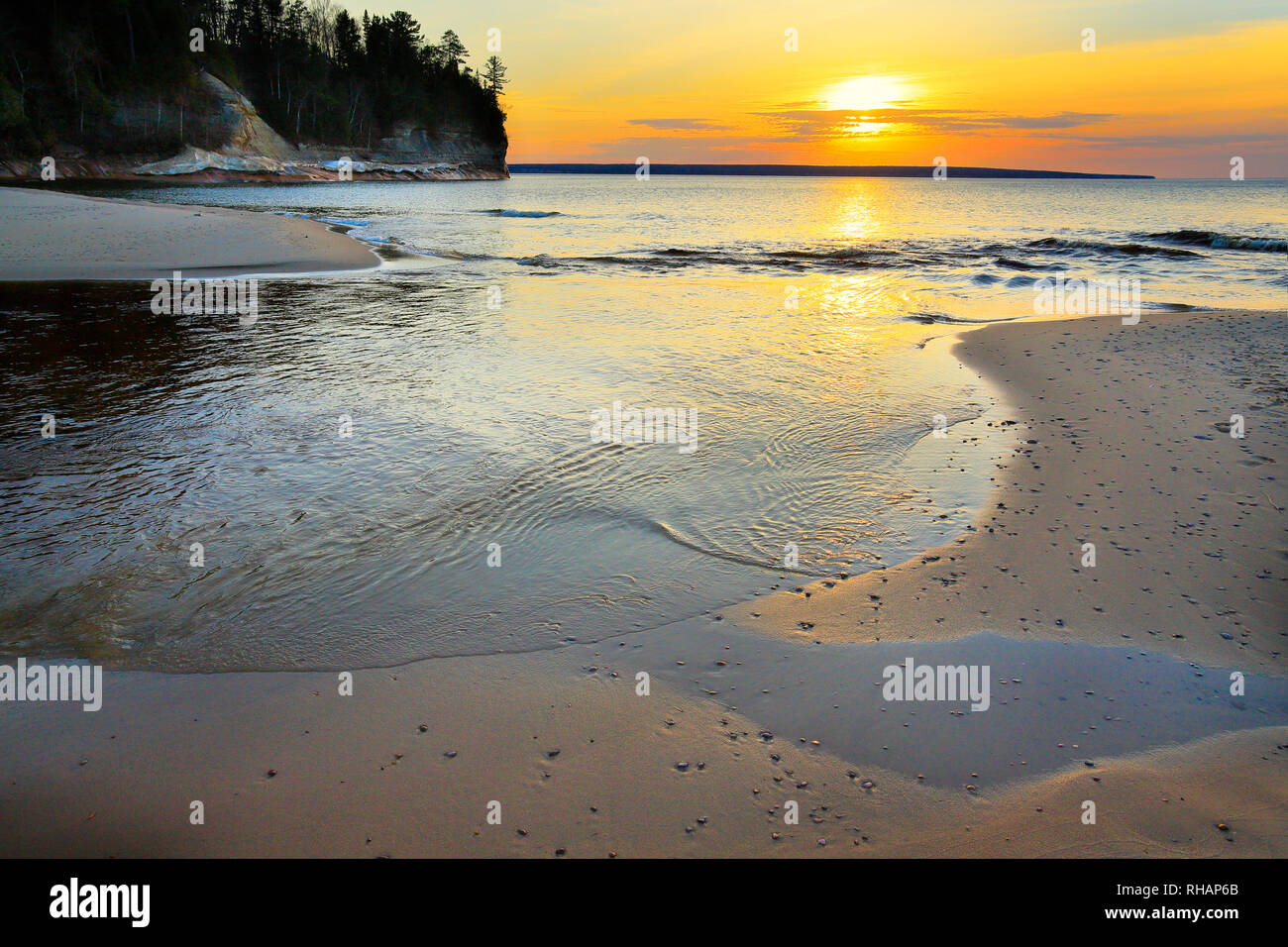 Miners River, Miners Beach, Pictured Rocks National Lakeshore, Munising ...