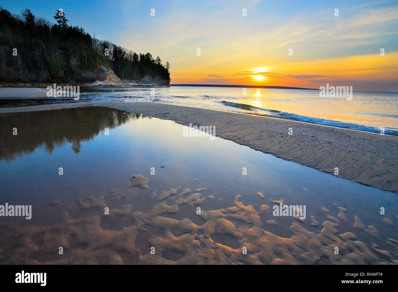Miners River, Miners Beach, Pictured Rocks National Lakeshore, Munising ...
