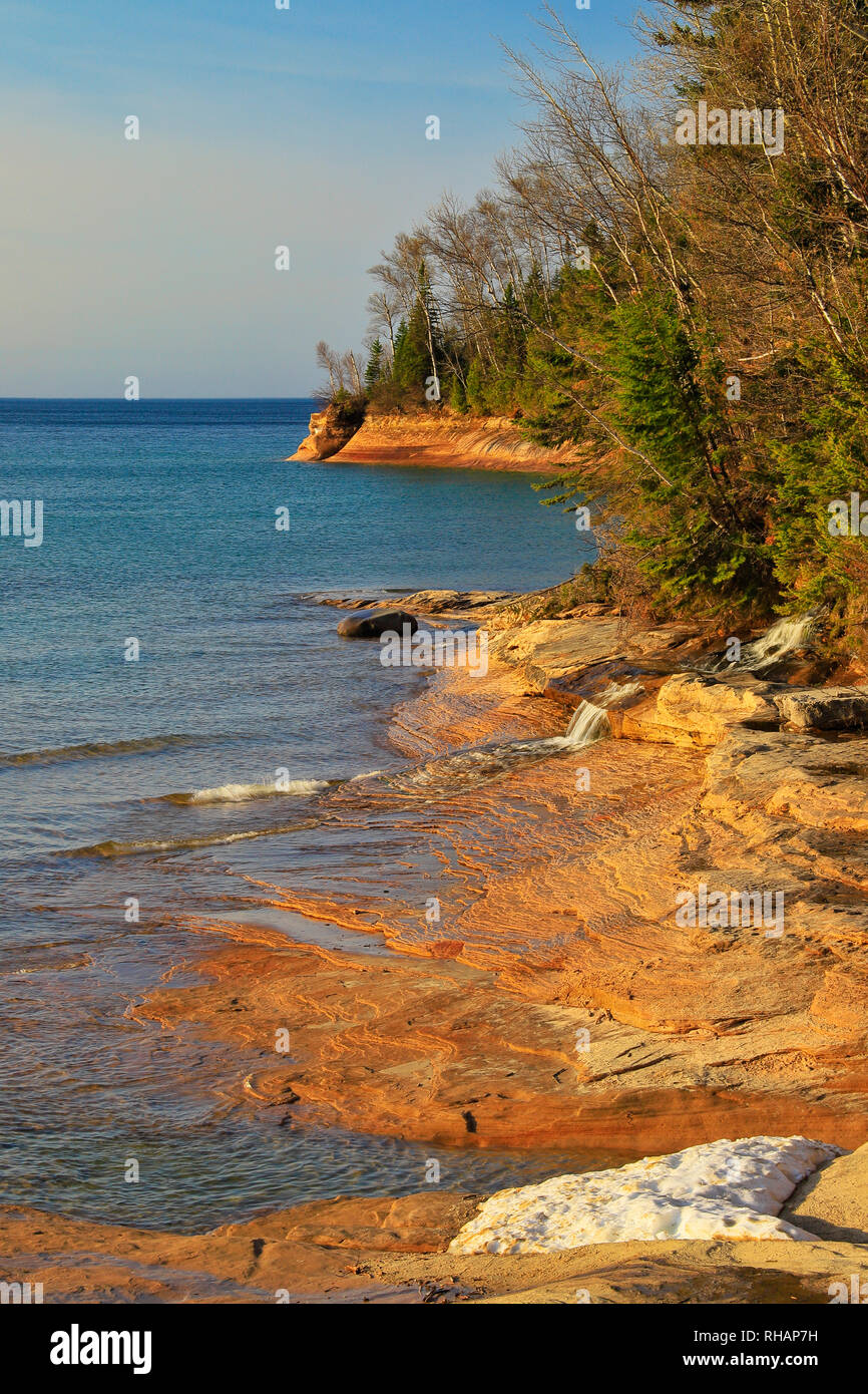 Miners Beach, Pictured Rocks National Lakeshore, Munising, Michigan ...