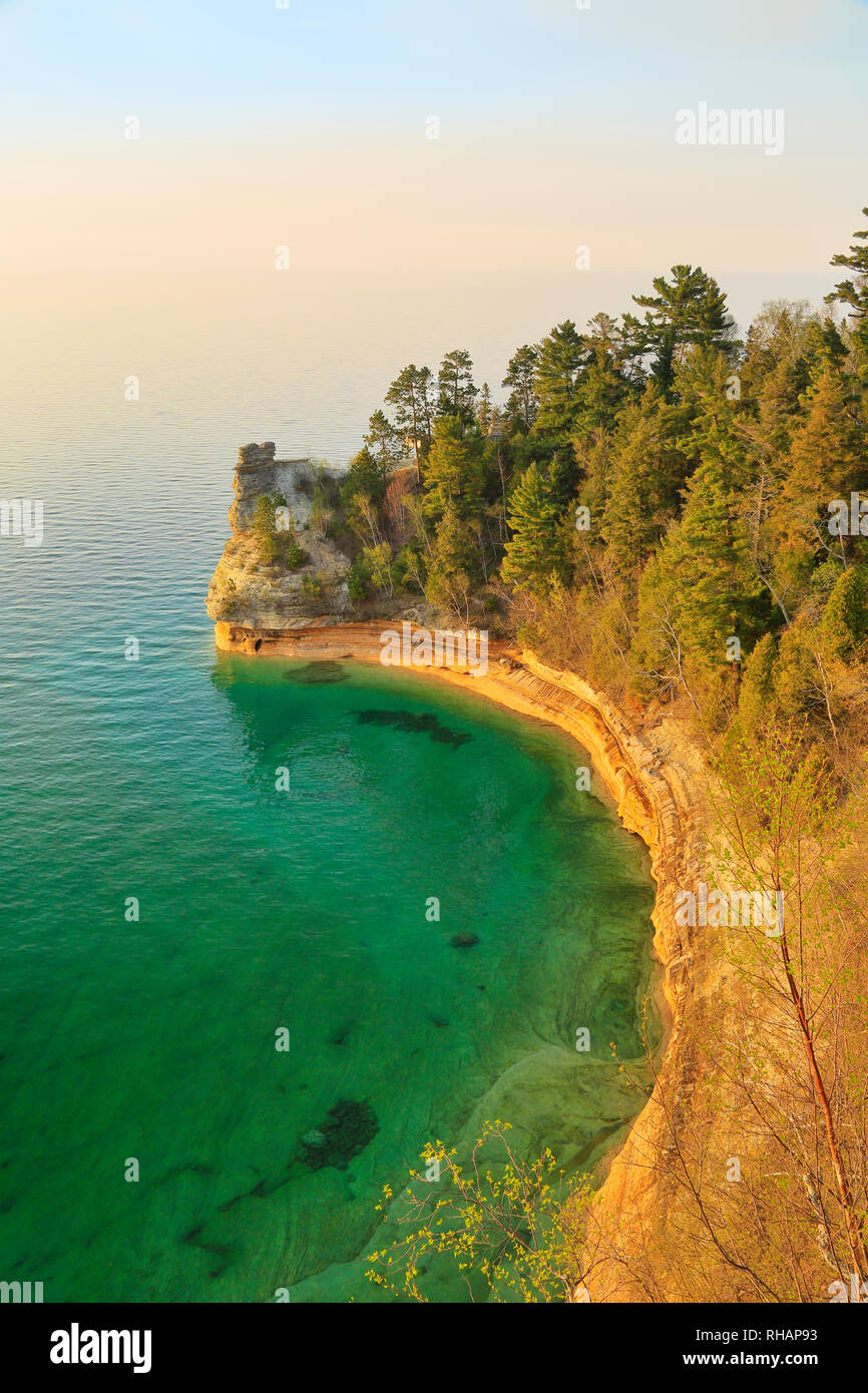 Miners Castle Overlook, Pictured Rocks National Lakeshore, Munising ...
