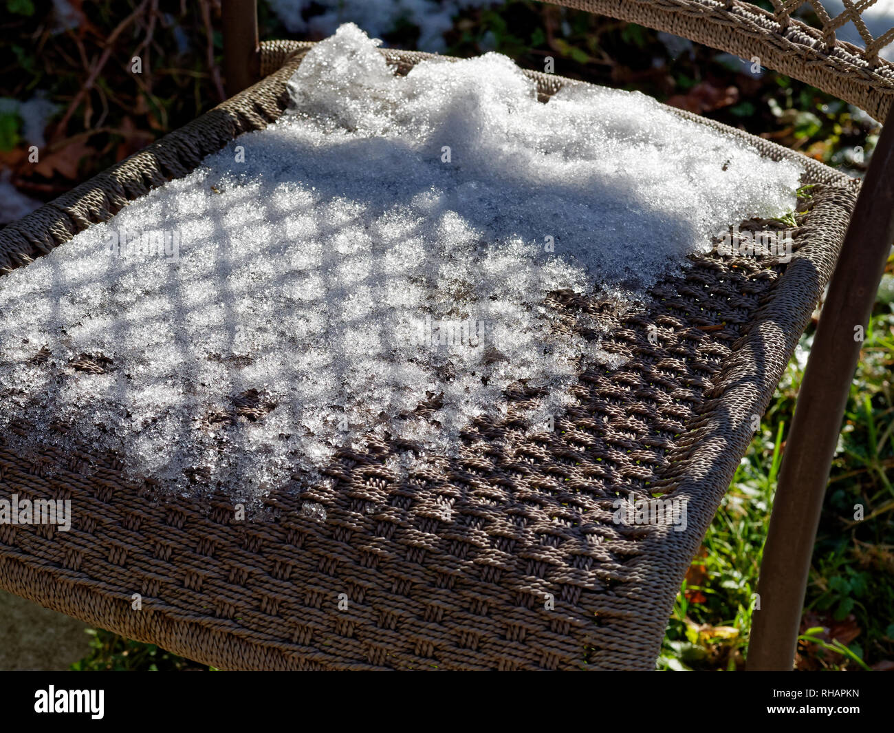 Snow Close Ups Stock Photo - Alamy