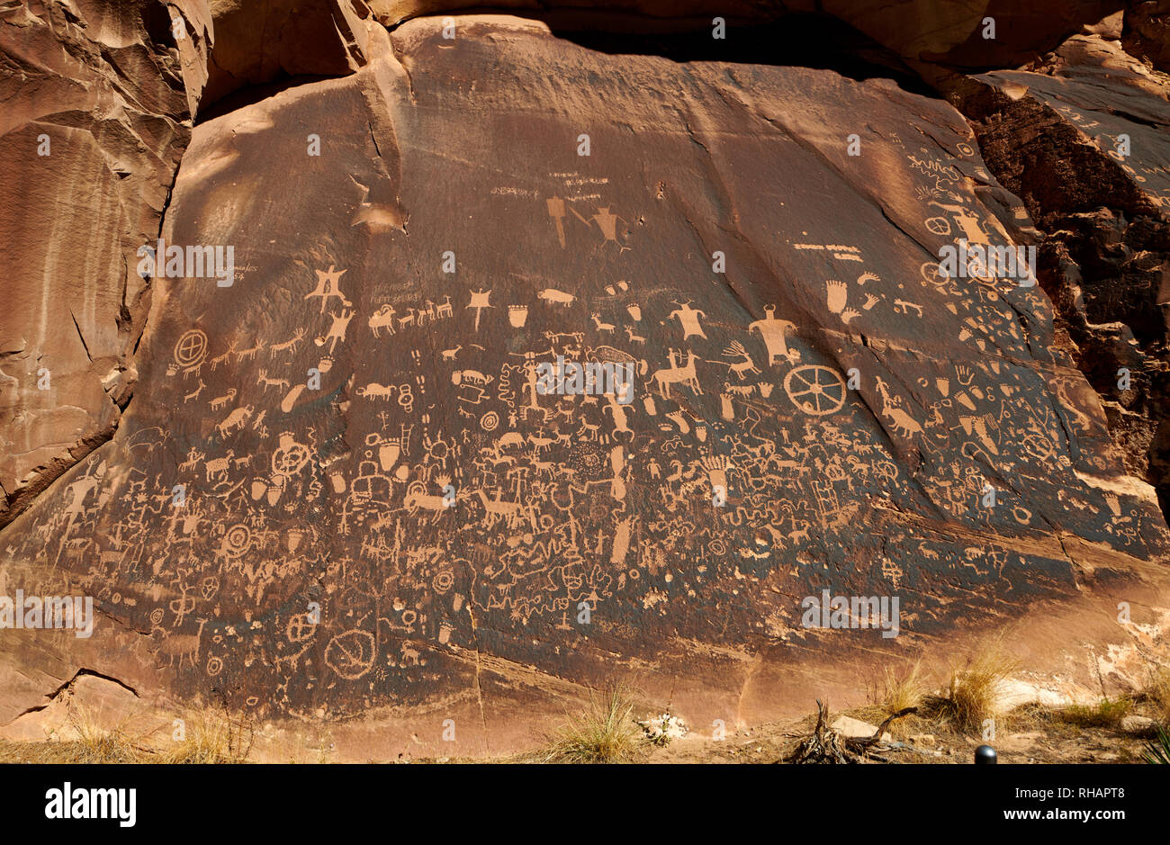 Newspaper Rock State Historical Monument, Utah, USA, North America ...