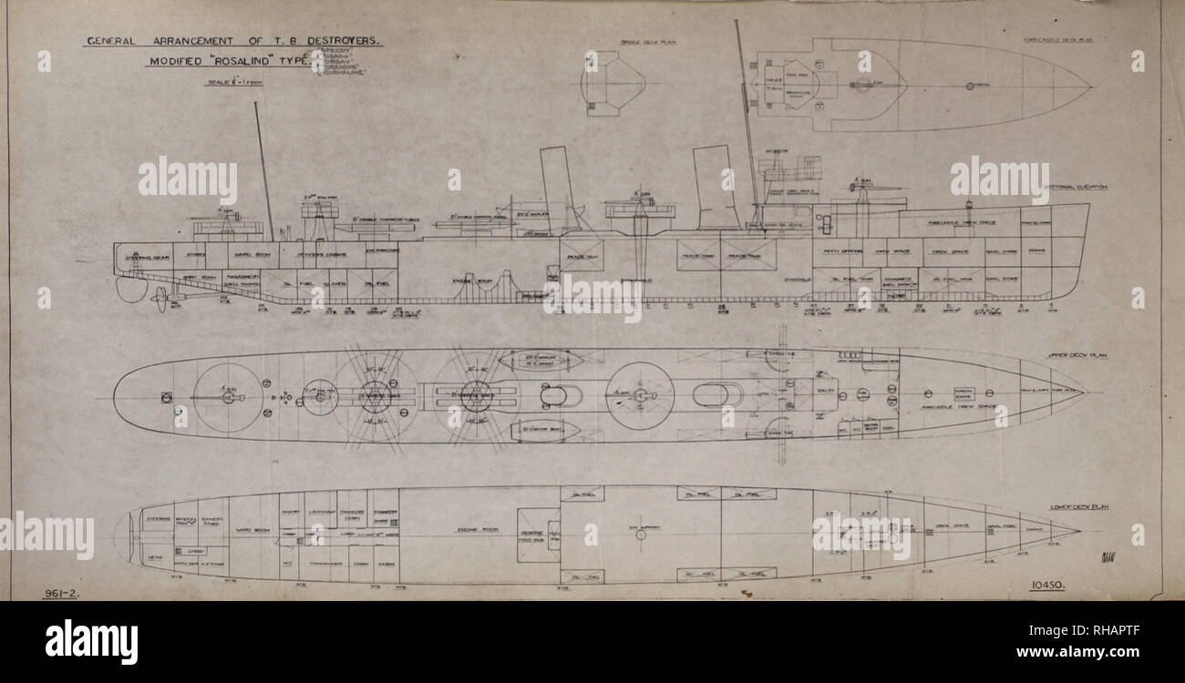 Torpedo Boat Destroyer Plans