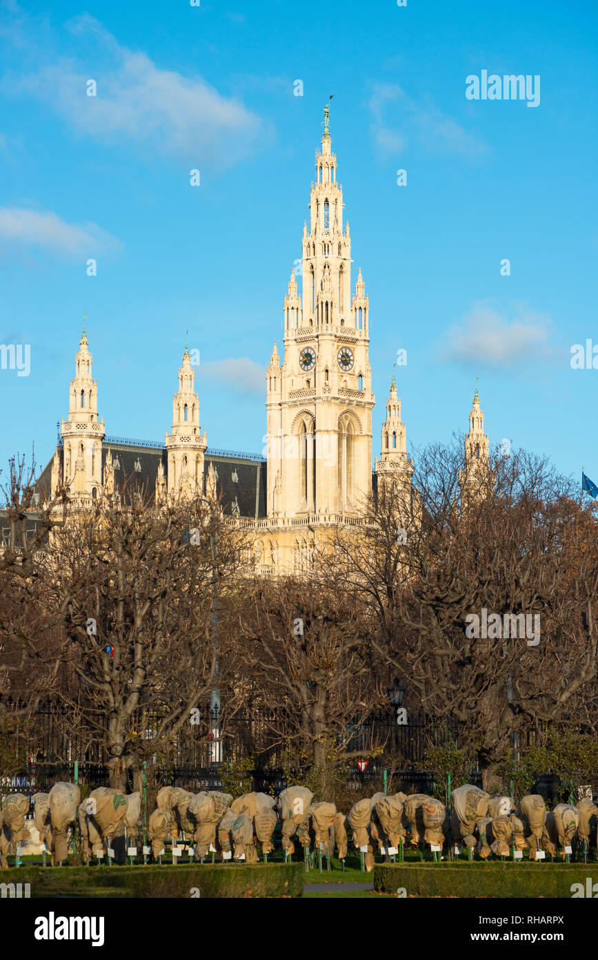 Neues Rathaus (City Hall) building, Vienna, Austria Stock Photo - Alamy