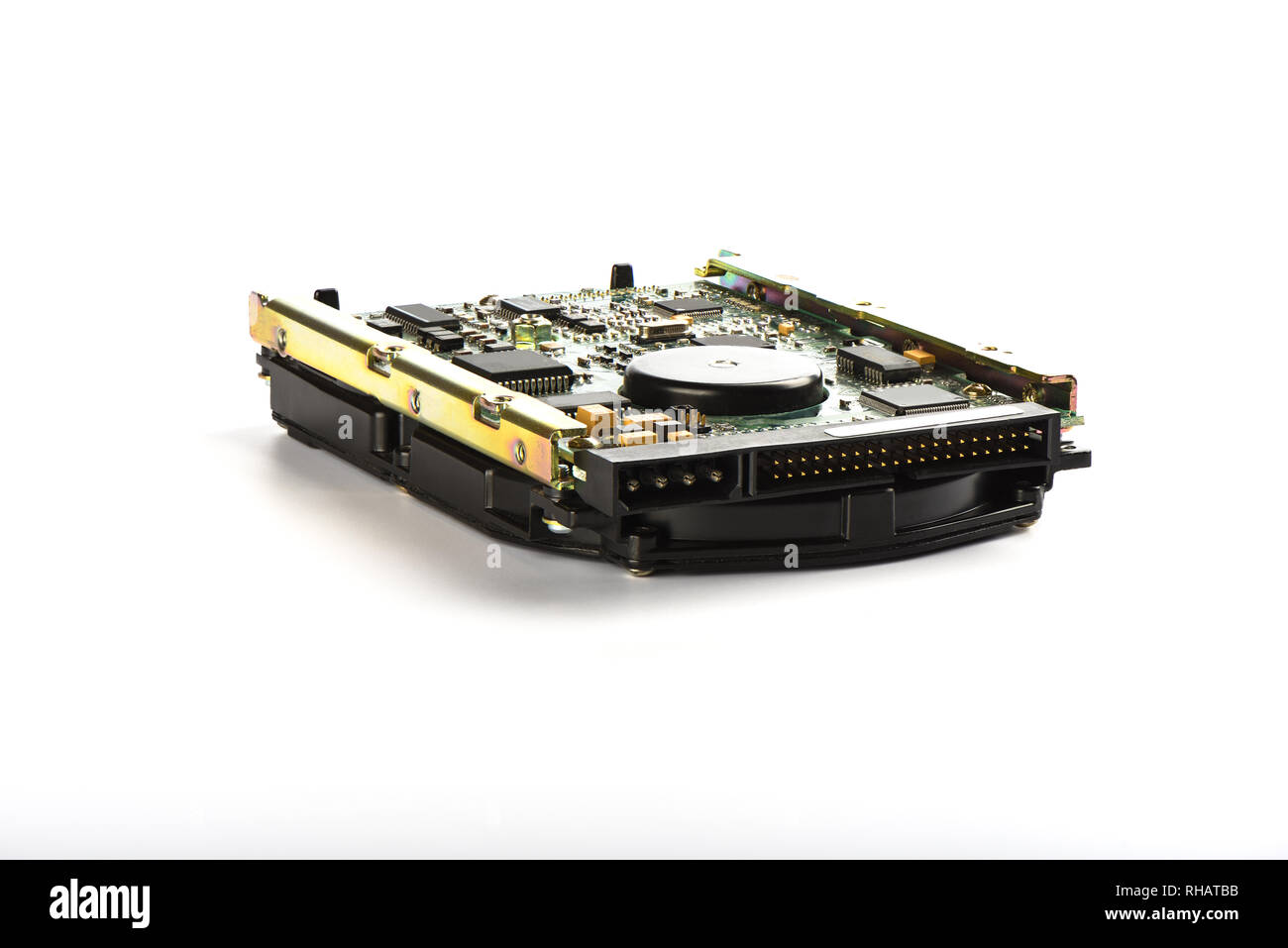 Used hard disk isolated on white background Stock Photo - Alamy