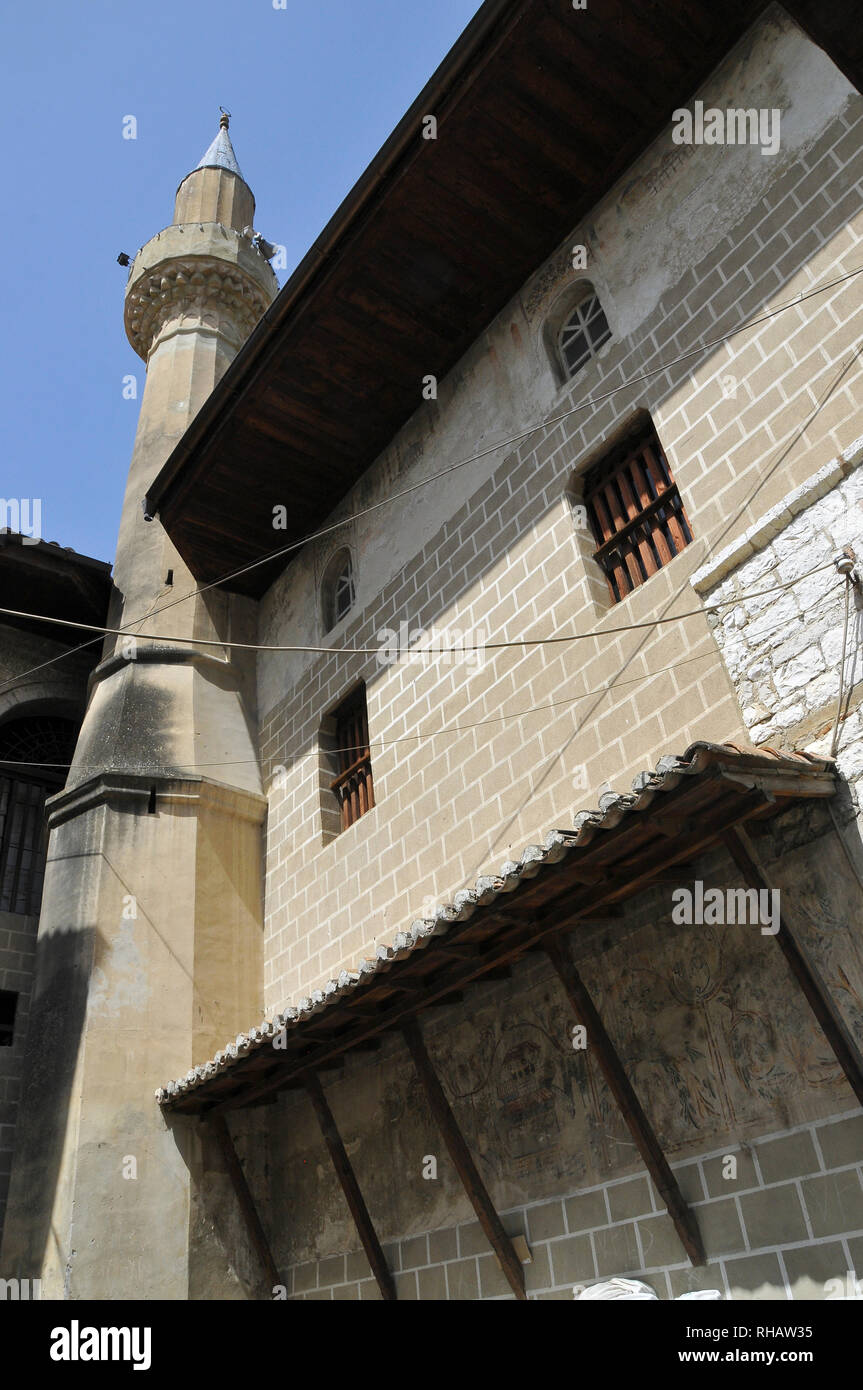 Mosque in city of Berat in Albania (Shqiperia), Europe. UNESCO world ...