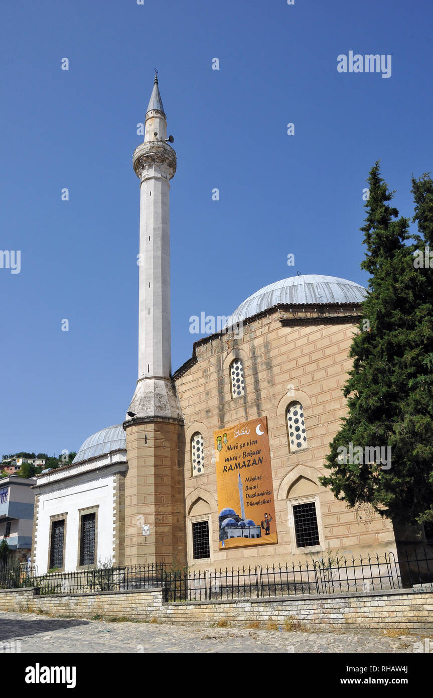 The Lead Mosque in city of Berat in Albania (Shqiperia), Europe. UNESCO ...