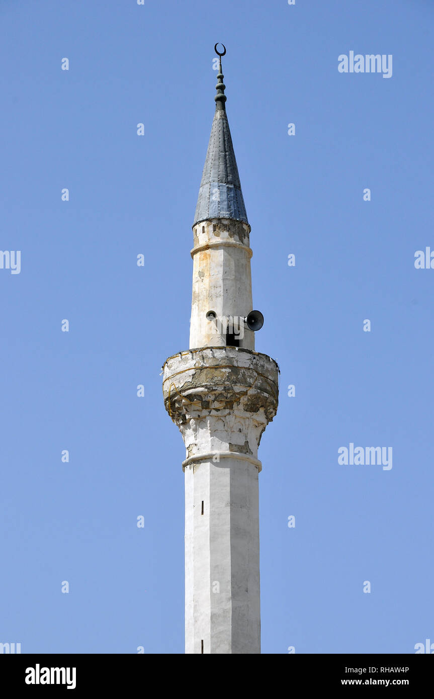 The Lead Mosque in city of Berat in Albania (Shqiperia), Europe. UNESCO ...