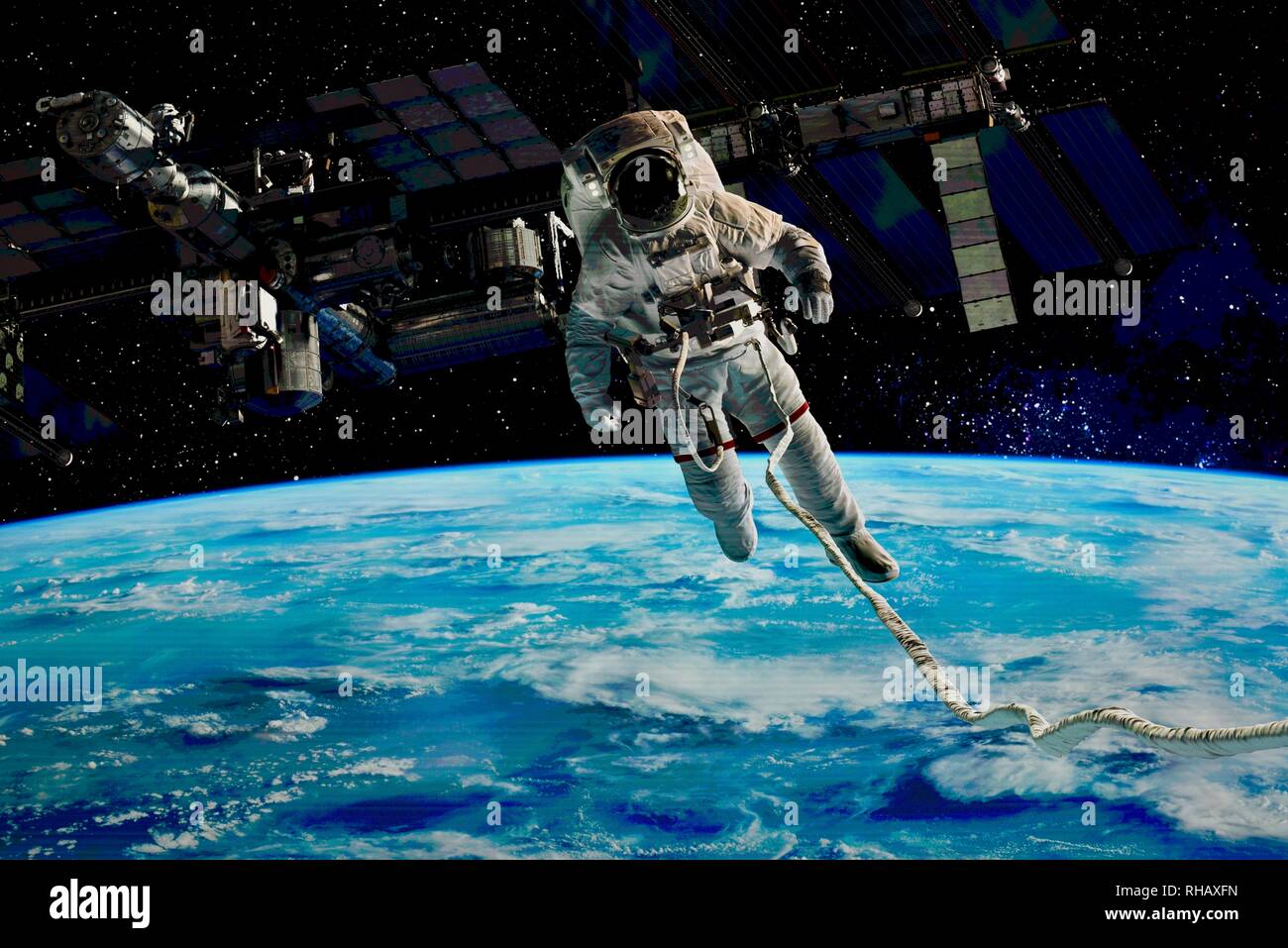 Astronauts Outside The Earth