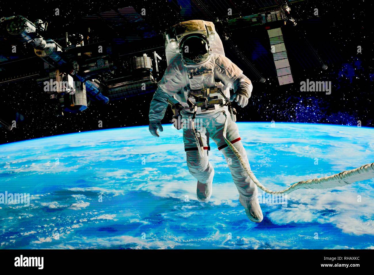 Astronauts Outside The Earth