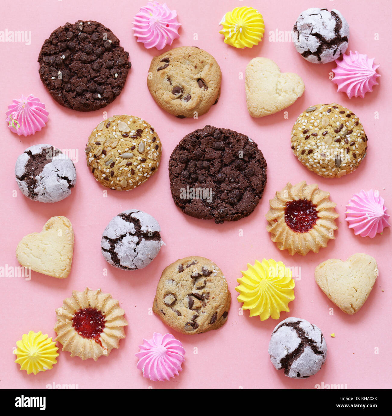homemade cookies for dessert and treat Stock Photo - Alamy
