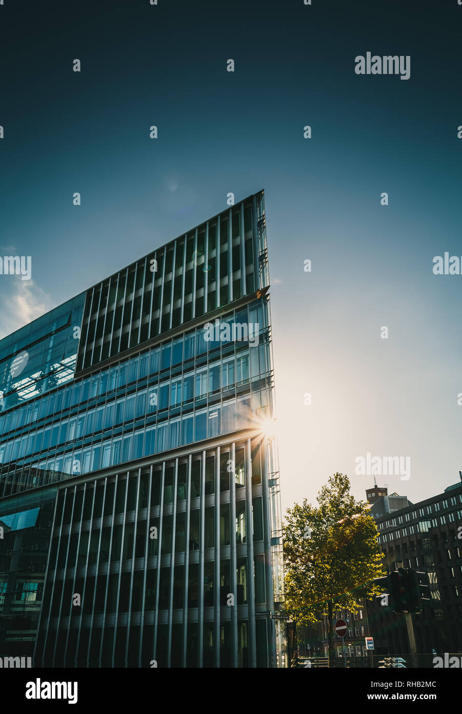 glass building city hamburg Stock Photo - Alamy
